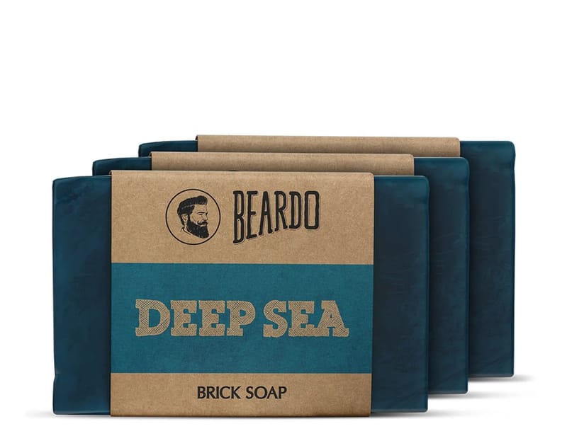Beardo Deep Sea Brick Soap (125g)
