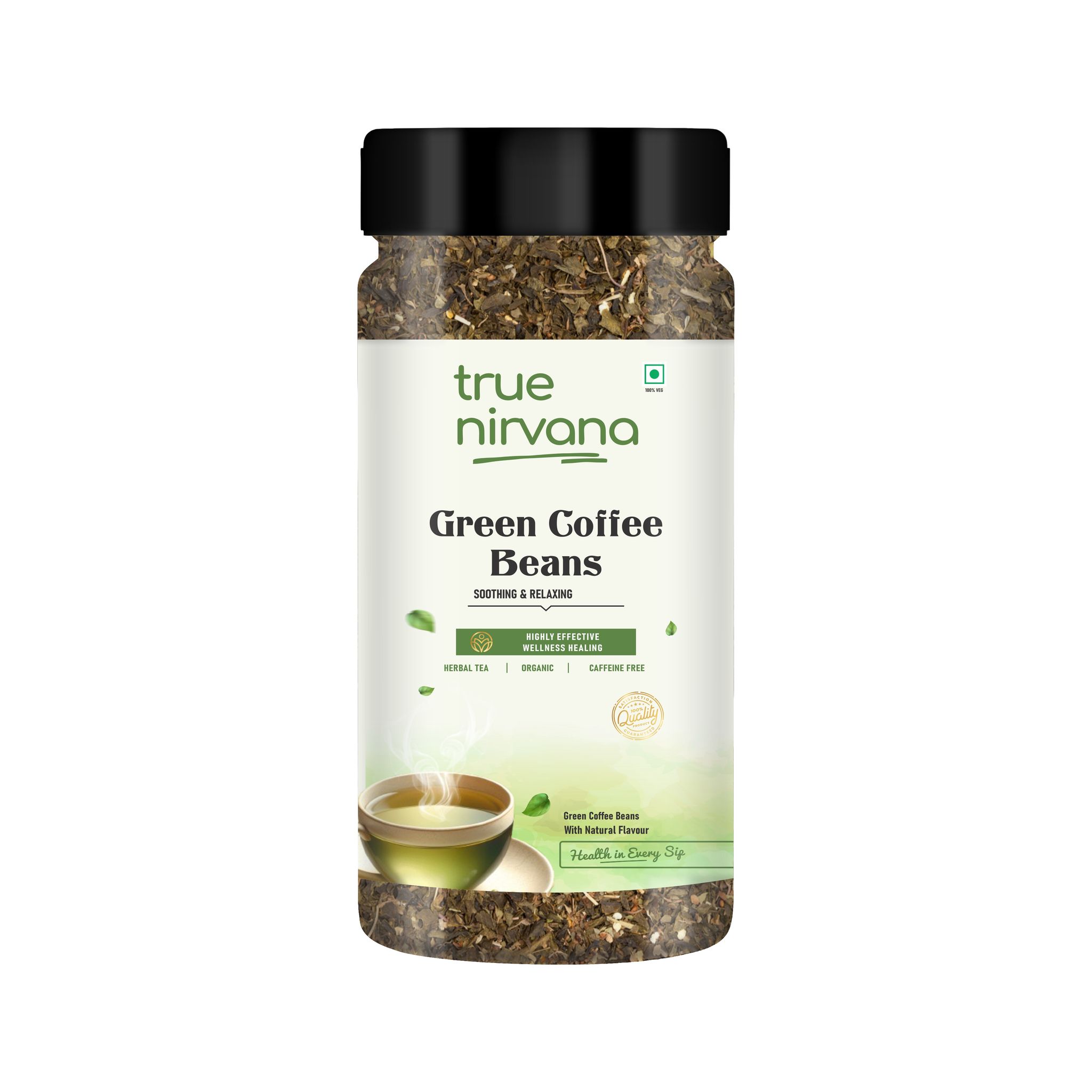 True Nirvana Green Coffee Beans Powder – Herbal Tea for Weight Management & Wellness