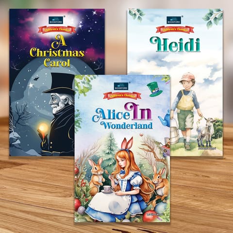 Children's Classics Novel (Set of 3 books)- Alice In Wonderland, A ...