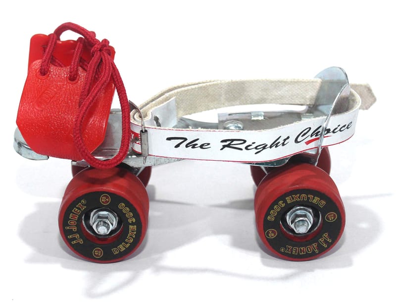 Jonex Delux Shocker Red Adjustable Baby Roller Skates
