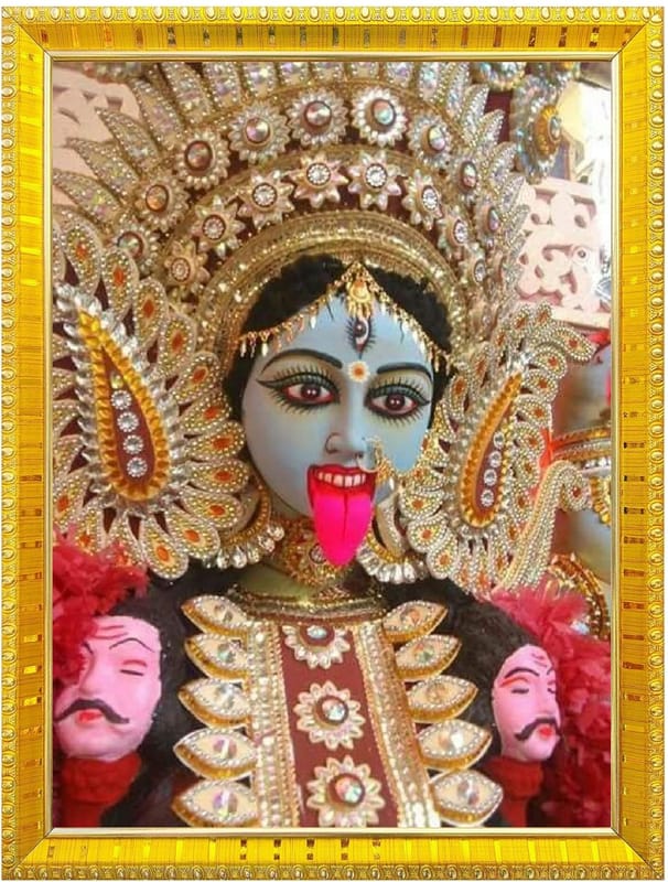 NOKKES Kali Devi Maa Mata Photo Frames Religious Photo frame 5X7 Inch ...