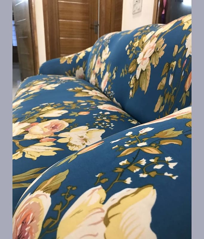 House Of Quirk 5 Seater Polyester Single Sofa Cover Set