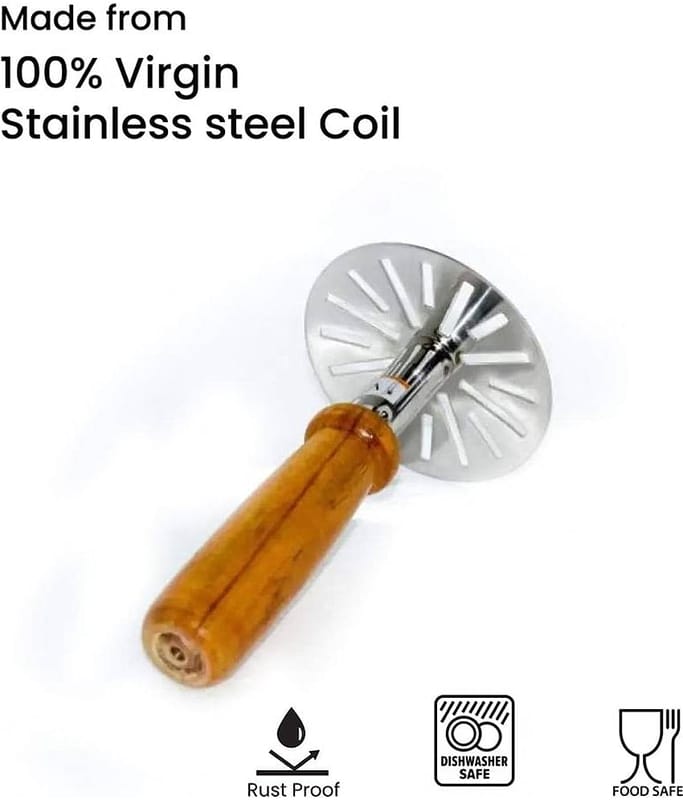 iview kitchenware - Silver Stainless Steel Potato Masher ( Pack of 1 )