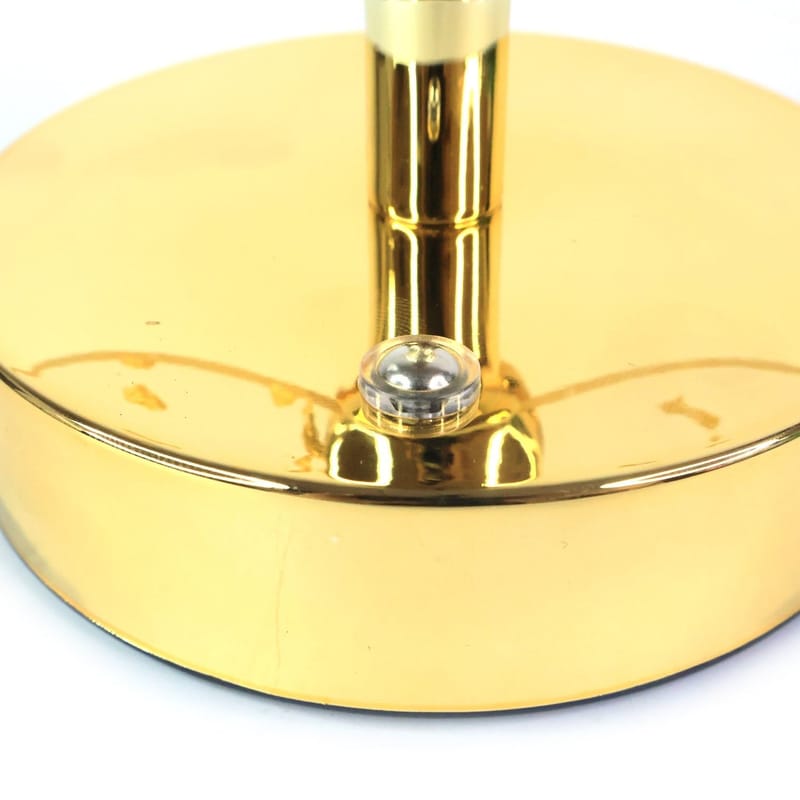 Premium Golden Crystal Leaf-Shaped LED Table Lamp (1 Pc)_assorted colour