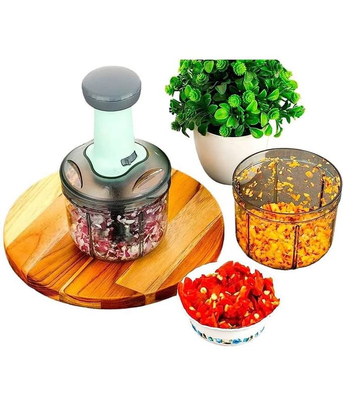 iview kitchenware Manual Hand Chopper Green Stainless Steel Mannual ...