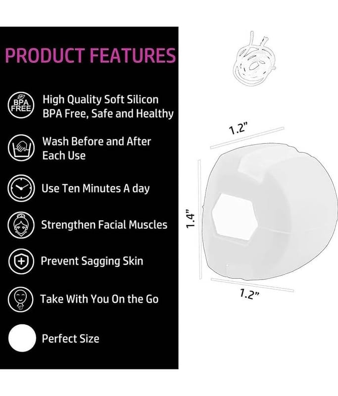 Jawline Exerciser Tool for Men and Women Jaw, Face, and Neck Fat ...