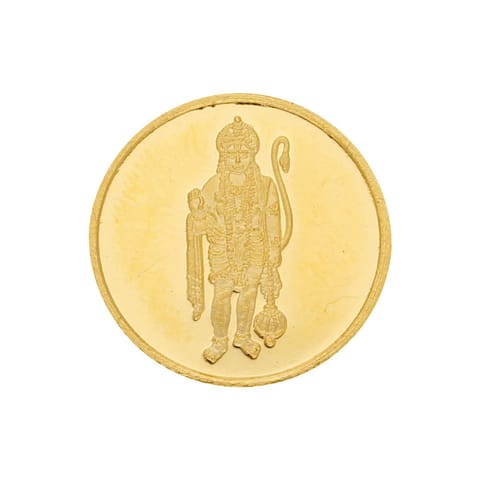 22Kt (916) 5GM Hanuman Gold Coin