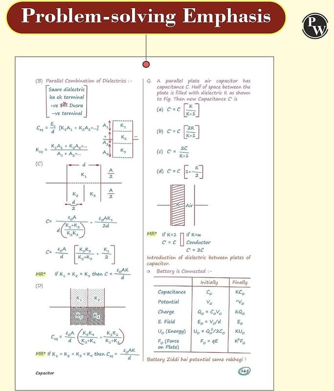 PW Physics Med Easy 2.0 Notes | Notes, Formulas, Mnemonics, Tips ...