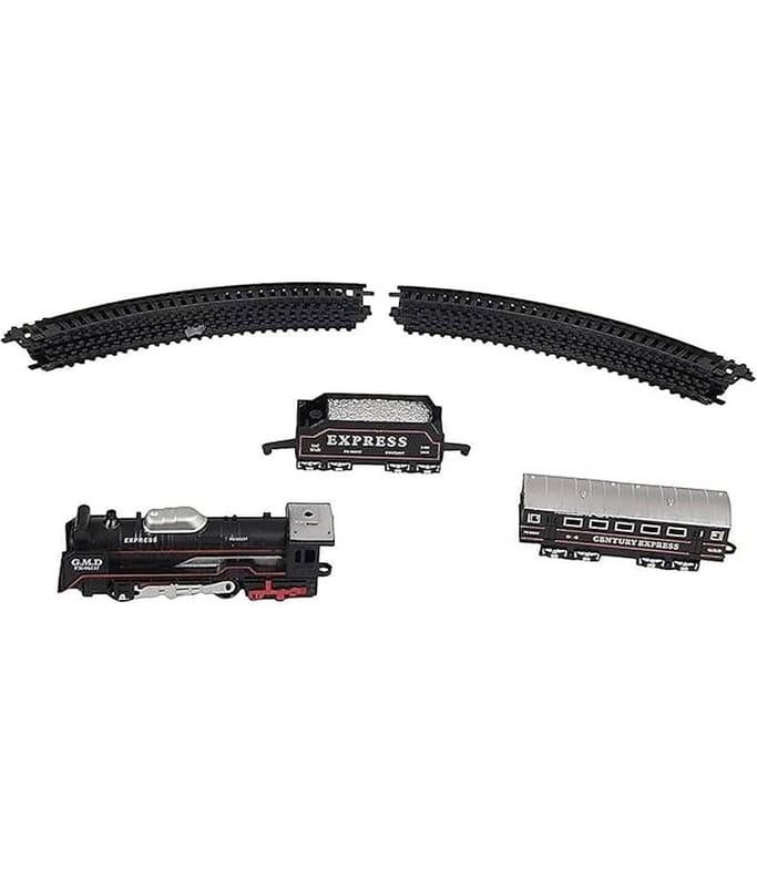 Braintastic Battery Operated Toy Train Set with Engine, 1 Locomotive,10 ...