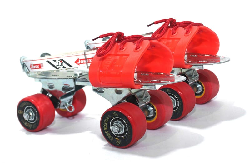 Jonex Delux Shocker Red Adjustable Baby Roller Skates