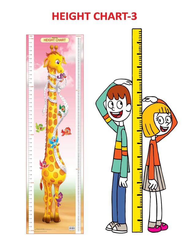 Height Chart 3 [Poster] Dreamland Publications