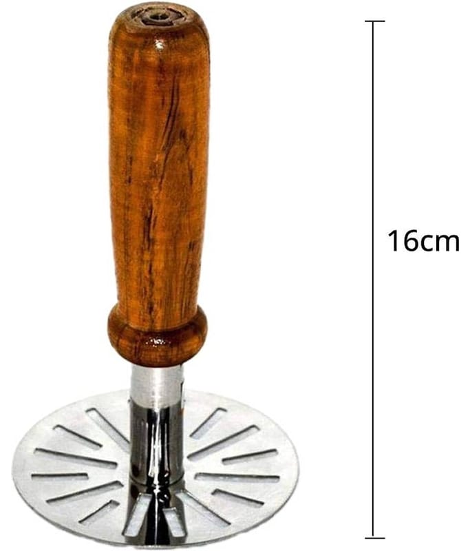 iview kitchenware - Silver Stainless Steel Potato Masher ( Pack of 1 )