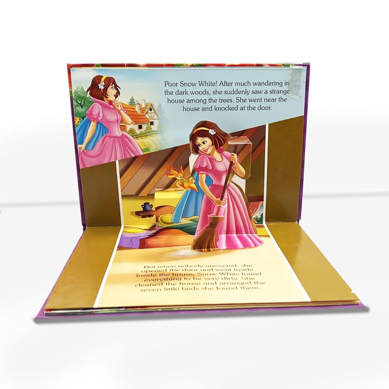 Snow White Pop Up Fairy Tales Book for Children Age 3 - 7 Years ...