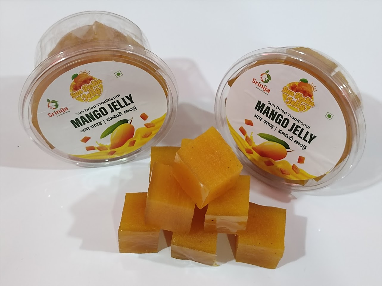 SunFestin Traditional Sugar Mango Jelly/Aam papad cubes - 1kg